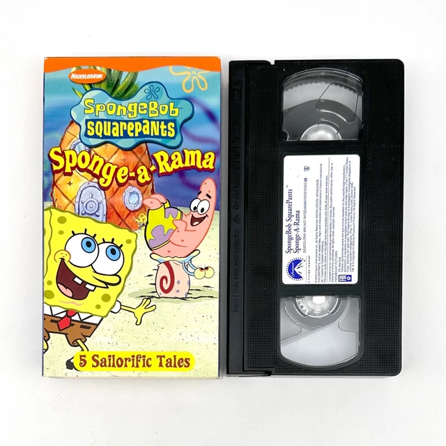 SPONGEBOB SQUAREPANTS - Sponge-A-Rama VHS 2003 Nickelodeon EUR 8,03 ...