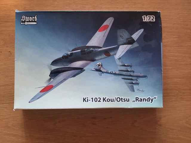 1:72 KI-102 KOU/OTSU "Randy" Sword unassembled plastic aircraft model ...