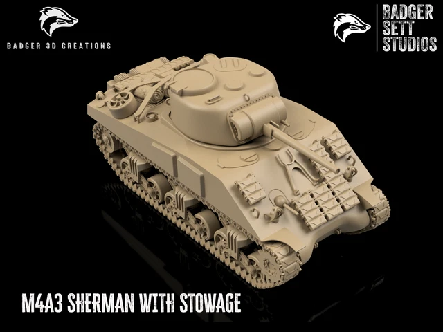WWII US M4A3 Sherman Tank - Bolt Action / Chain of Command £9.90 ...