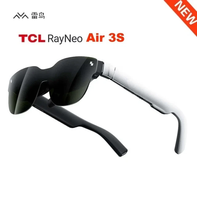 TCL RAYNEO AIR 3S Smart AR Glasses 201" Micro OLED FHD HueView Mega ...
