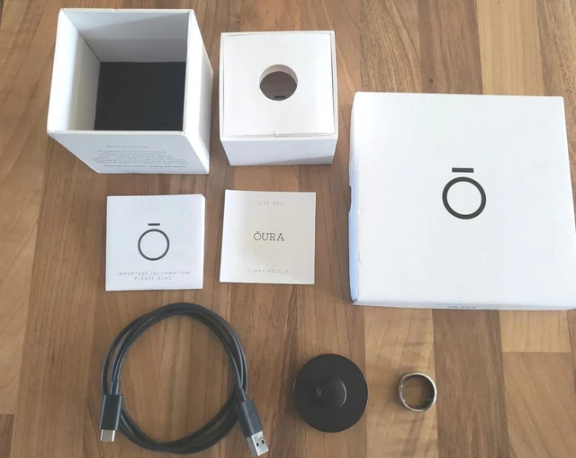 OURA RING GEN 2 Complete With Box Heritage Silver US9 £79.00 - PicClick UK