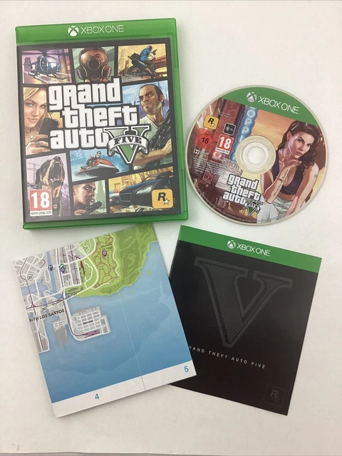 GRAND THEFT AUTO V GTA 5 Microsoft Xbox One 2014 GRATUIT P&P EUR 13,81 - PicClick FR