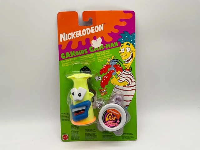 VINTAGE MATTEL 1993 Mattel Nickelodeon GAKoids GAK-Man NEU in OVP EUR ...