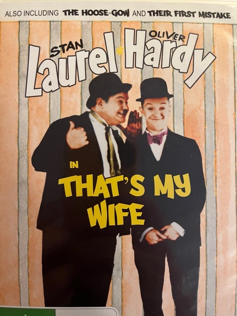 LAUREL & HARDY: That’s My Wife/The Hoose-Gow/Their First Mistake DVD ...