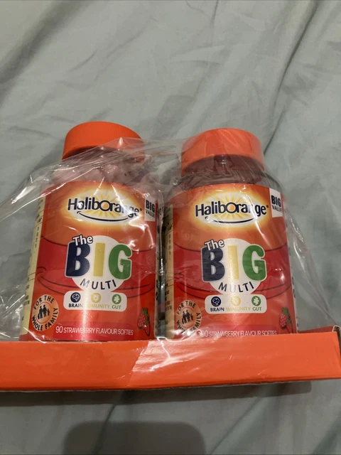 HALIBORANGE THE BIG Multi Strawberry Softies Pack of 90, Family ...