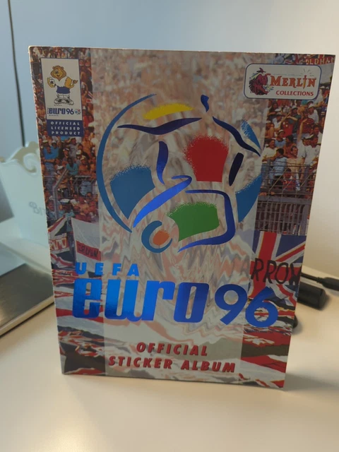 **UEFA EURO 96 Official Uk Merlin Sticker Album 1996 Incomplete 70% ...