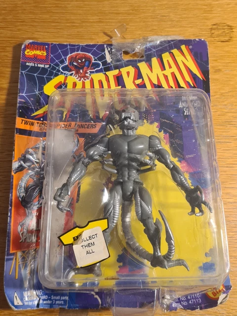 TOY BIZ MARVEL 1994 Spider-Man Animated Series Alien Spider Slayer ...