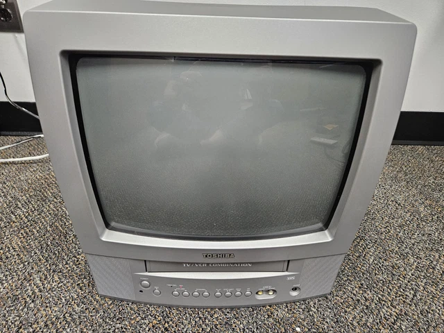 TOSHIBA MV13N3 13& CRT TV VCR Combo Player VHS Recorder Remote Control ...