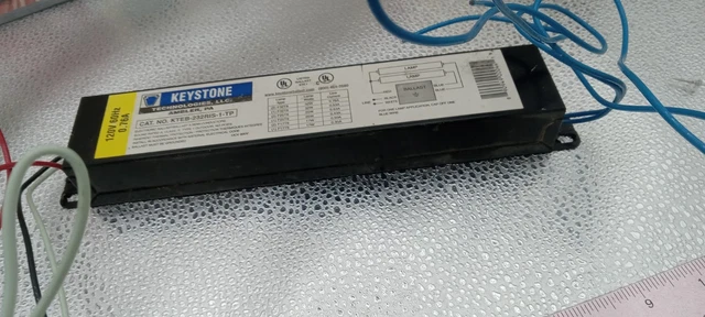 ELECTRONIC BALLAST 120V 60ghz 0.67Amps Keystone Technologies Model $9. ...