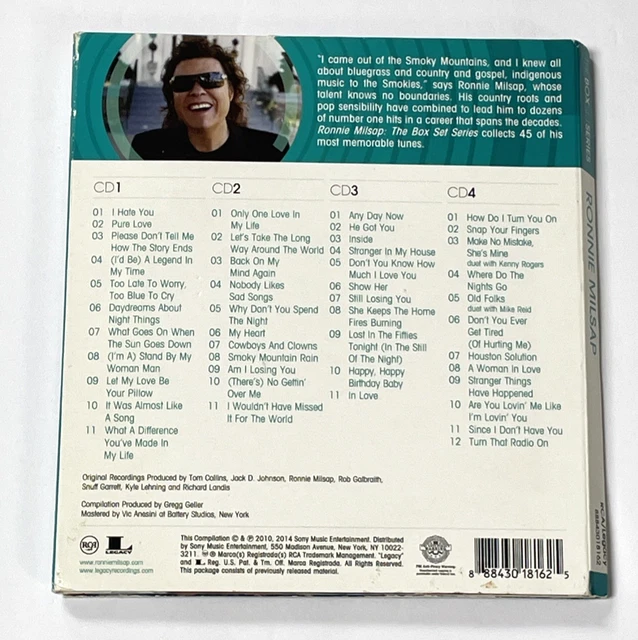 RONNIE MILSAP THE Box Set Series (4-CD Set, 2014, Sony) £15.07 ...