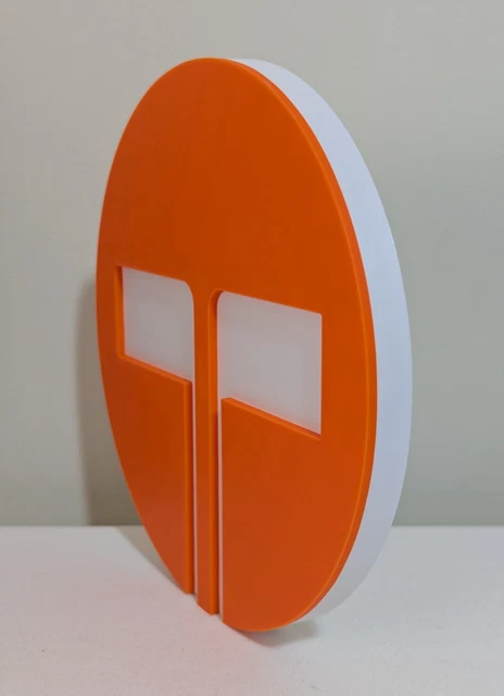 TELECOM ORANGE LOGO Plaque Telstra Australia Network Phone Lines 3d ...