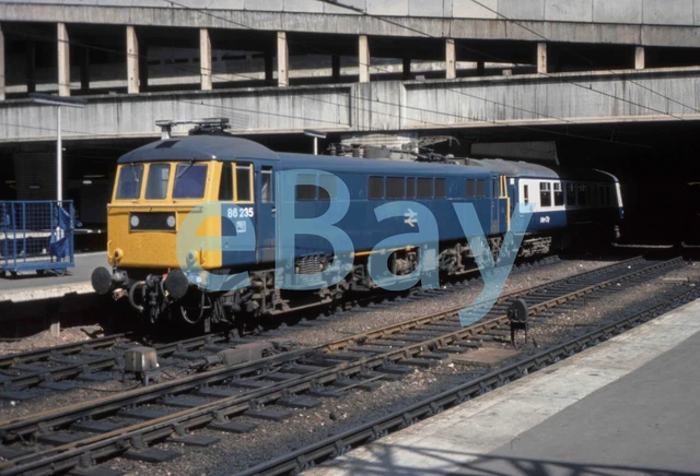 35MM RAILWAY SLIDE of Class 86 86235 @ Birmingham New Street Copyright ...