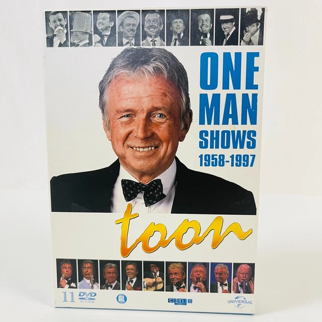 TOON HERMANS - One Man Shows 1958-1997 DVD Netherlands Import 11 Discs ...