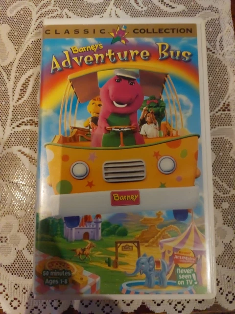 BARNEY - BARNEYS Adventure Bus (VHS, 1997) $10.00 - PicClick CA