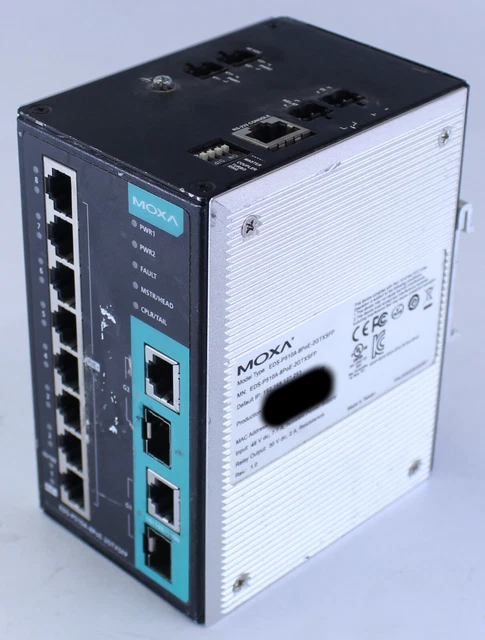 MOXA EDS-P510A-8POE-2GTXSFP 8 Porta Poe Interruttore Ethernet 3093000000901 EUR 314,08 - PicClick IT