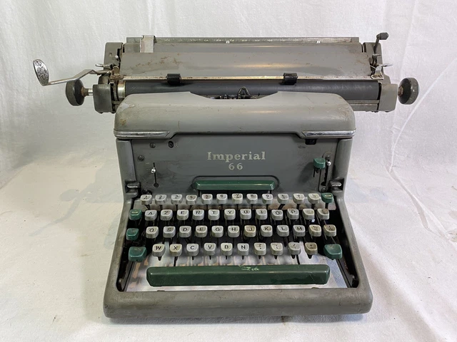 MACHINE À ÉCRIRE Impérial 66 En Fonte 1950 TYPEWRITER VINTAGE EUR 69,99 ...