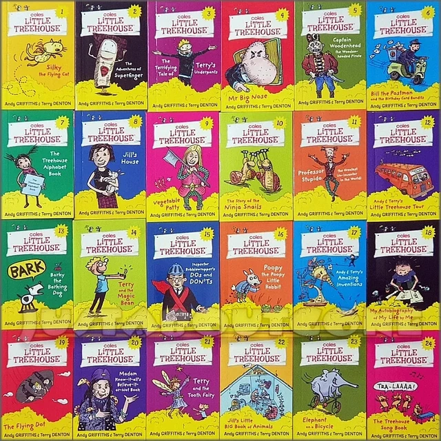 NEW 24 COMPLETE Full SET 1 to 24 Books Coles Little Treehouse Mini ...