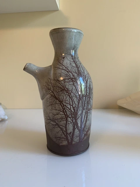 VINTAGE POTTERY PITCHER, Japanese Water Pitcher, Pottery Serving Ware ...