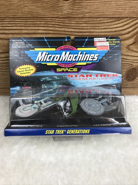 VINTAGE STAR TREK Generation Micro Machines USS Enterprise NCC-1701-B ...