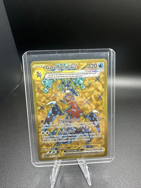 GARCHOMP EX 260/182 - Or Secret Rare Paradoxe Écarlate & Violet Rift ...