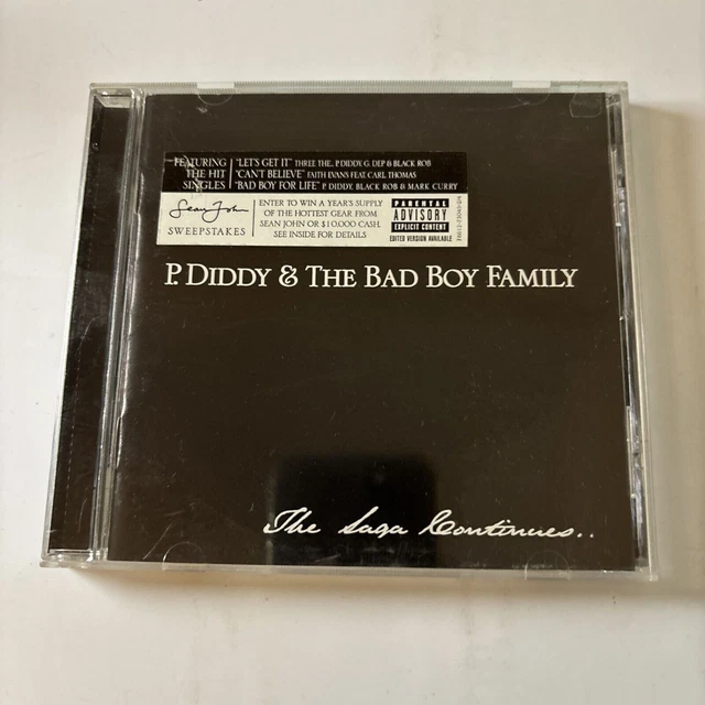 P. DIDDY & The Bad Boy Family - The Saga Continues (CD, 2001) USA Bad ...