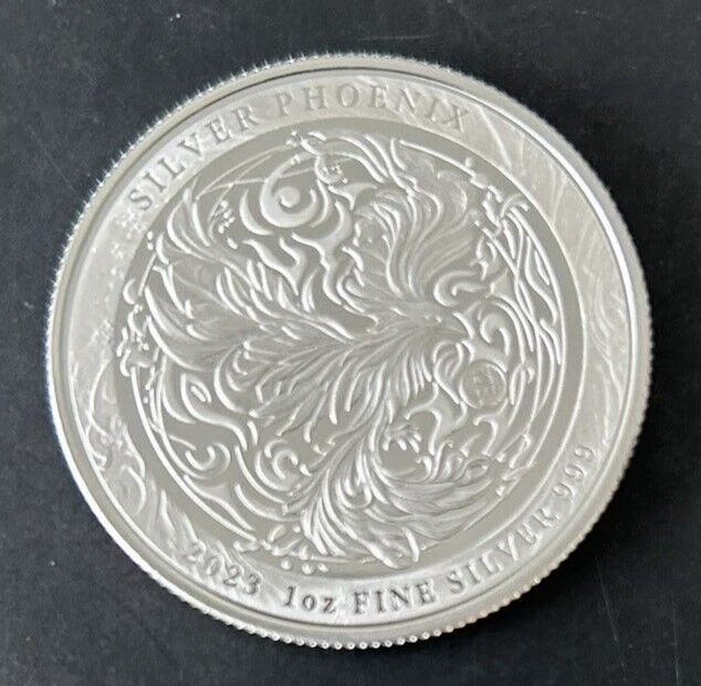 SILVER PHOENIX 1 oz Silver Coin. Charles 111 on other side. £29.95 ...
