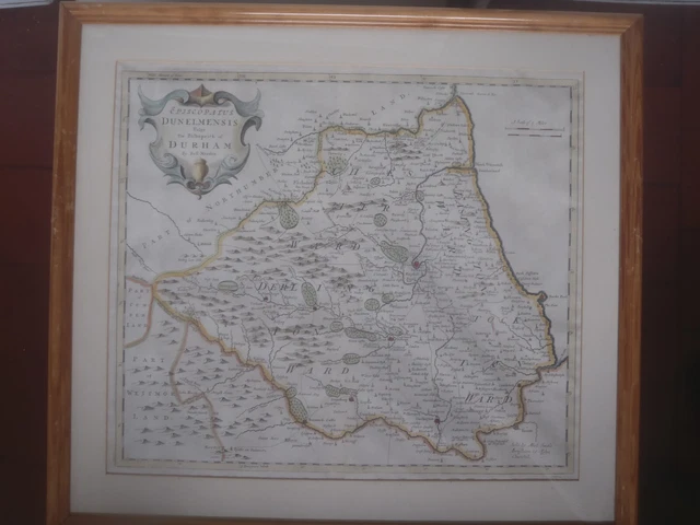 ANTIQUE MAP OF DURHAM b R Morden 18th century ORIGINAL. £100.00 ...