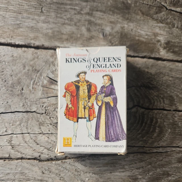 HERITAGE PLAYING CARDSTHE Famous Kings and Queens of England Card Games 1992 102 £3.84 - PicClick UK