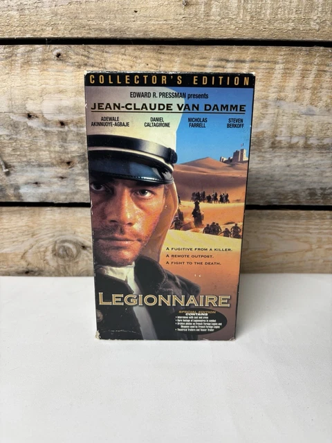 LEGIONNAIRE (VHS, 1998) Jean-Claude Van Damme (Collector's Edition) $4. ...