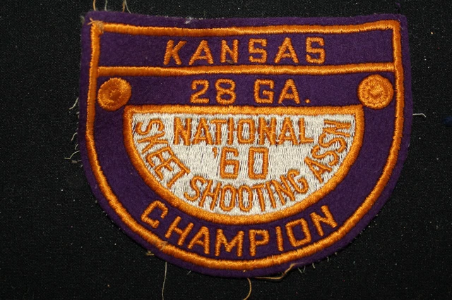 RARE VINTAGE 1960 Kansas Skeet Shooting Patch 5 Pouces Par 4 Pouces EUR ...