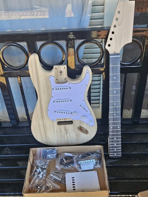 DIY-BUILD AND CUSTOM Your Own Stratocaster 6 String Electric Guitar ...