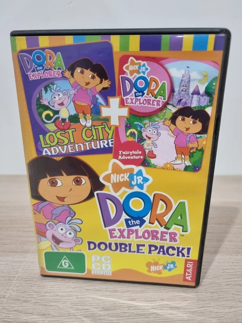DORA THE EXPLORER Double Pack PC CD Video Game Nickelodeon Nick Jr ...