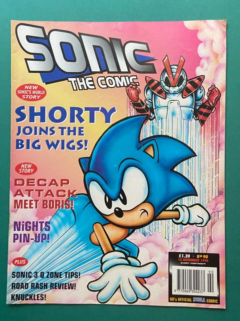 SONIC THE COMIC #90 FN (Fleetway Sega UK 1996) Includes Poster EUR 17 ...