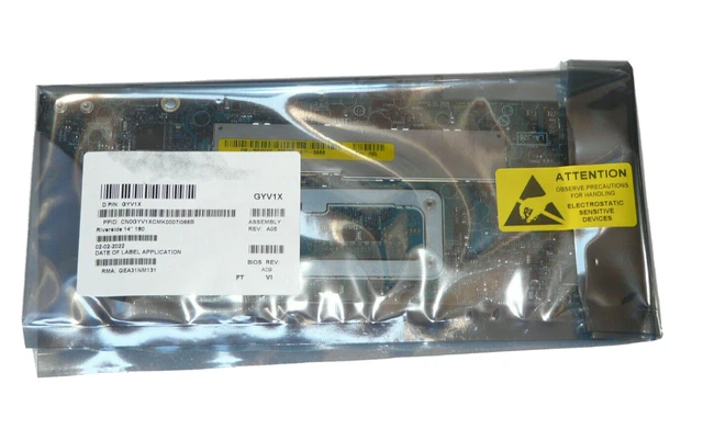 NEW GENUINE DELL LATITUDE 7310 7410 MOTHERBOARD i5 10210U 4.2GHz 8GB ...