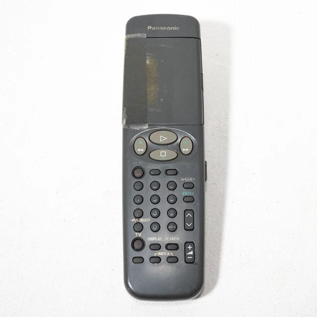PANASONIC VEQ1934 TV / VCR VHS Player Remote Control - Genuine - Tested ...