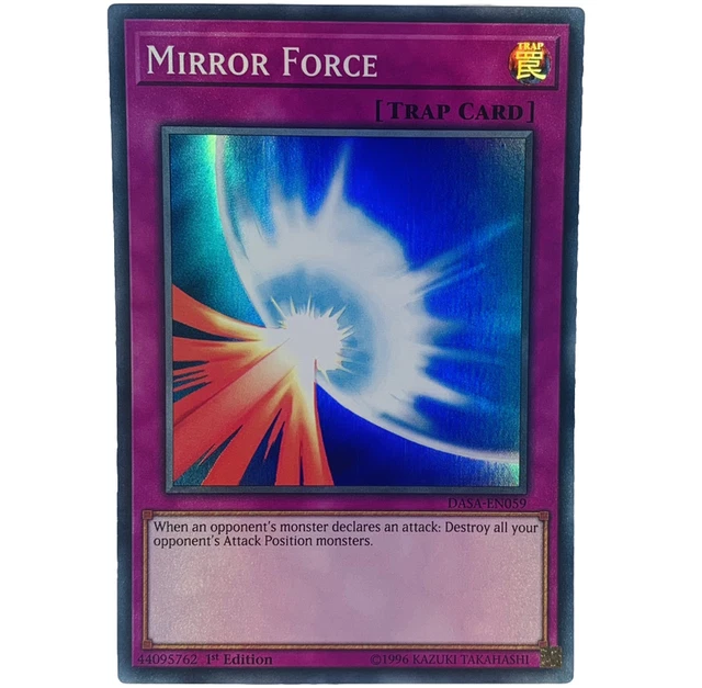YUGIOH MIRROR FORCE DASA-EN059 Super Rare Card 1st Edition NM-MINT EUR ...