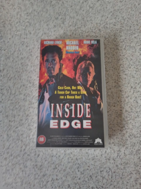 INSIDE EDGE RARE (1992) VHS renegade cop thriller Michael Madsen retail ...