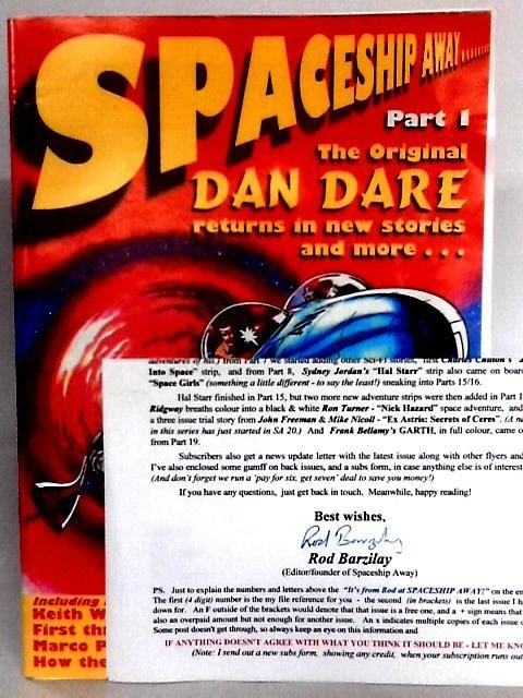SPACESHIP AWAY PART 1 The Original Dan Dare (Rod Barzilay Ed) (ID:70917 ...