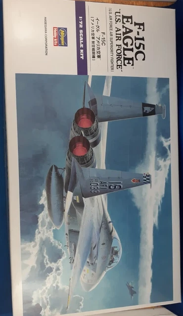F-15C EAGLE &U.S. AIR FORCE" 1:72 scale kit Hasegawa Hobby Kits E13 ...