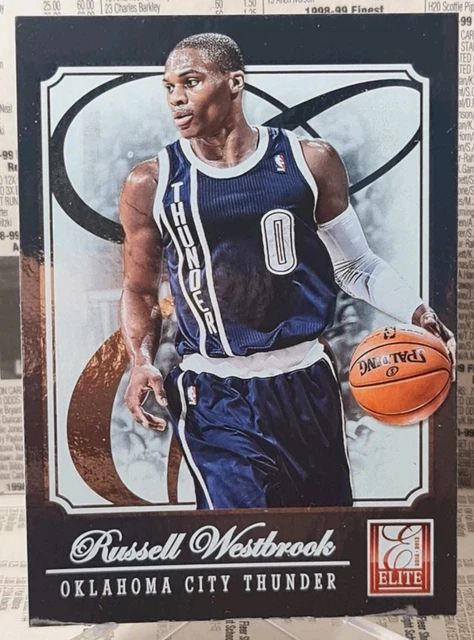 2012-13 ELITE BASKETBALL Russell Westbrook Oklahoma City Thunder Card ...
