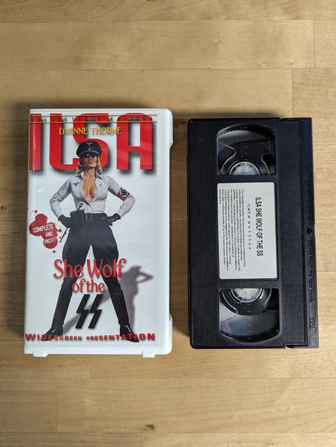 ILSA SHE WOLF Of The SS, Collection Of 3 Rare VHS Clamshell Vintage ...