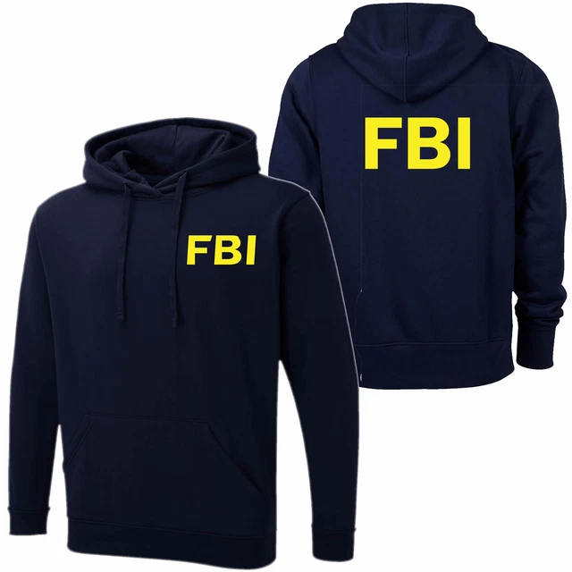 FBI AGENT HOODIE Field Agent Pullover Federal Bureau of Investigation ...