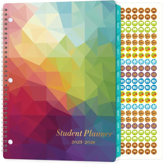 STUDENT PLANNER 2025-2026 - School Planner 2025-2026, July 2025- June ...