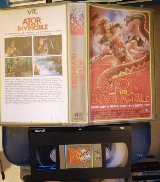 ATOR THE INVINCIBLE - VHS - Pre Cert - Big Box - Video - VTC £20.00 ...