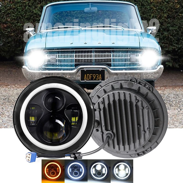 FIT FORD FALCON Sedan Delivery 1961-1965 1pc 7inch Round Led Headlight ...