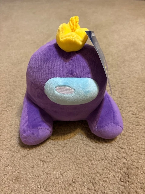 AMONG US PURPLE Imposter Crewmate w/ Crown Plush Limited Collector's ...