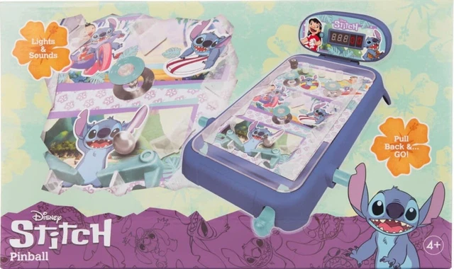 DISNEY STITCH PINBALL Machine Lights & Sounds Effects for Birthday ...