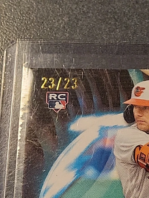 2023 TOPPS TRANSCENDENT VIP Gunnar Henderson Auto RC/23 Baltimora ...