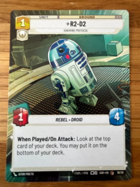 STAR WARS UNLIMITED: Op Weekly Play Promo Card: R2-D2 EUR 1,42 ...