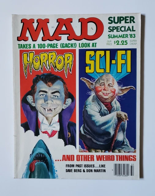 VINTAGE MAD MAGAZINE Super Special Summer 1983 Horror Sci-Fi Weird ...